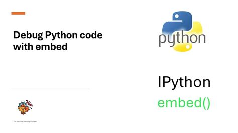 debug python code with embed machinelearning datascience youtube