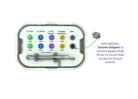 Universal Implant Prosthetic Driver Kit With Torque Wrench Osseo Shop
