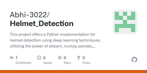 Github Abhi 3022helmetdetection This Project Offers A Python Implementation For Helmet