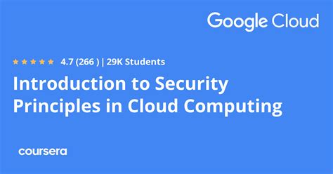 Introduction To Security Principles In Cloud Computing Coursera