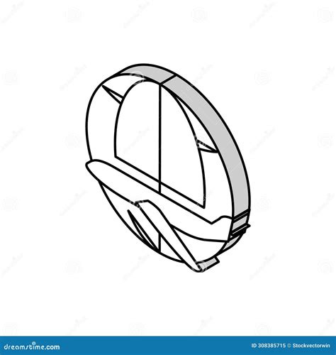 Airplane Planet Map Location Color Icon Vector Illustration