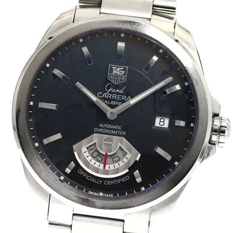 Tag Heuer Grand Carrera Wav511a Caliber 6 Black Dial Gem