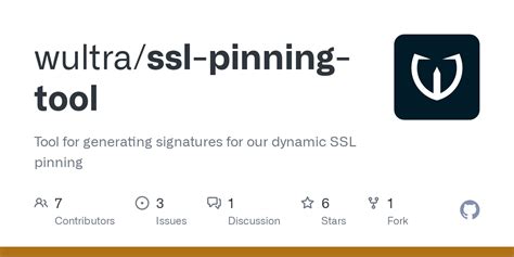GitHub Wultra Ssl Pinning Tool Tool For Generating Signatures For Our Dynamic SSL Pinning