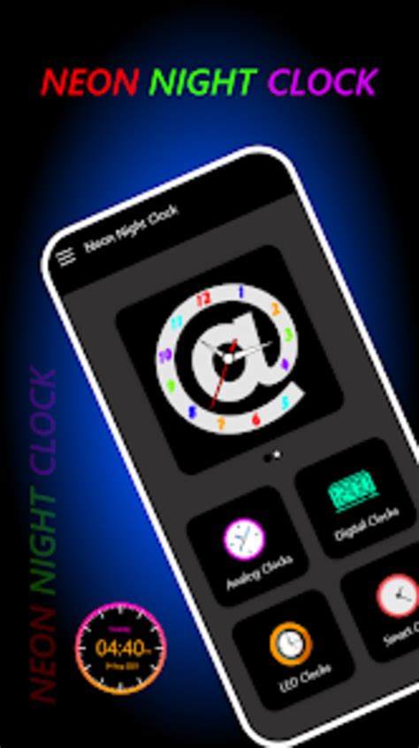 Smart Night Clock Neon Clock For Android Download