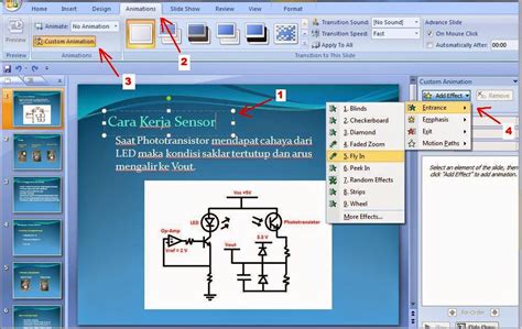 Cara Membuat Video Di Ppt Tulisan Bergerak Bisa Terbuka Keterangan