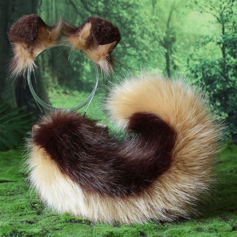 Black Kemonomimi Tail Ears Etsy