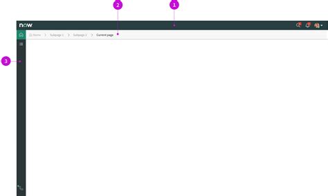 Breadcrumb App Shell Horizon Design System