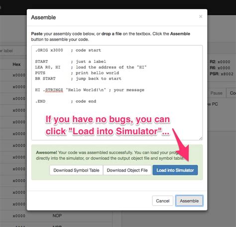 LC3 Tutor Simulator Help Examples For LC3 Assembly Language