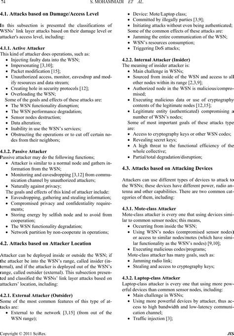 A Comparison Of Link Layer Attacks On Wireless Sensor Networks