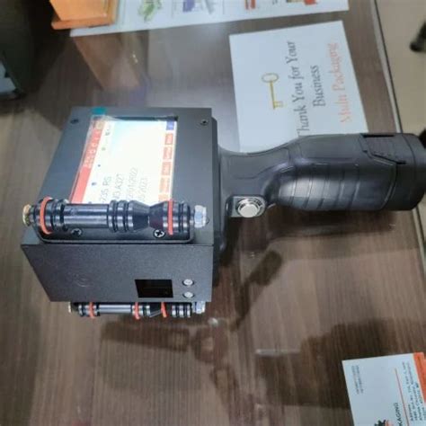 handheld inkjet printer date batch mfg exp barcode mrp coder coding