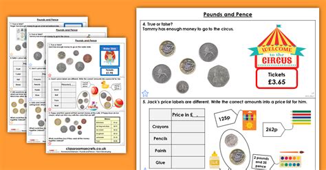Free Pounds And Pence Homework Extension Year 4 Money Classroom