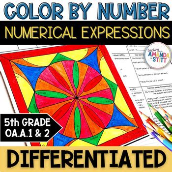 Numerical Expression Worksheet Teaching Resources TPT