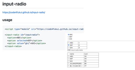 ウェブアプリのフロントエンド 構造 html 動き javascript 見た目 css 、個人的開発方針決定とinput radioタグ拡張
