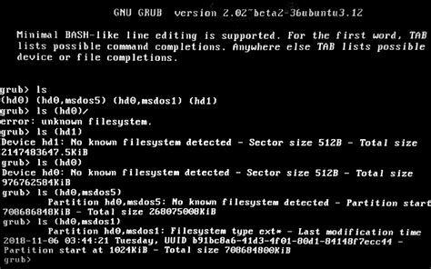 Boot How To Prevent Ubuntu To Start Up Giving Grub Prompt So That It