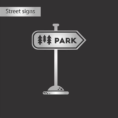 흑인과 백인 스타일 아이콘 공원 기호 벡터 Ai Eps Uidownload