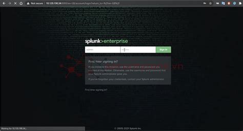 kandb reset password user splunk lab network system security