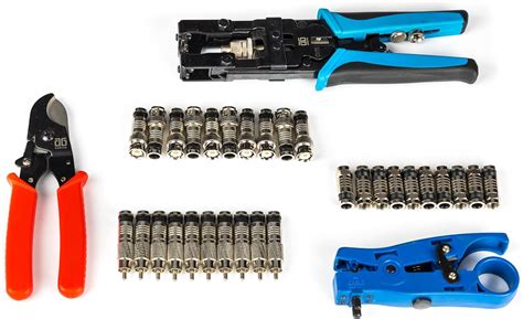 Compression Tool Kit 5082r Tool Stripper Cutter And Connectors