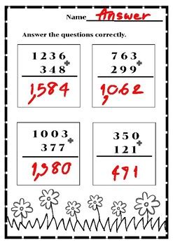 Mathematics Exercises For Beginning Students With Answers For Parents