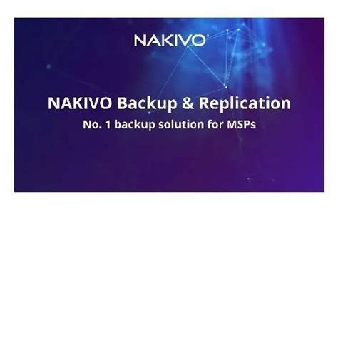 Nakivo Nas Based Backup Application Solution Supplier Distributor In India At Best Price In New