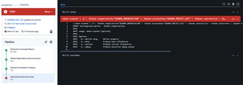 Sonarcloud Pipeline For Dart Language Showing 0 Code Coverage