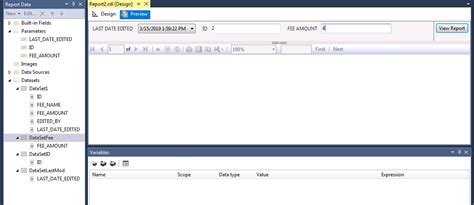 Reporting Services Ssrs In Cascading Parameter Only The Last Ordered