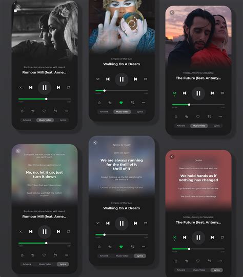 Spotify App • Ui Concept On Behance