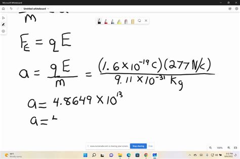 Solved An Electron Enters The Region Of A Uniform Electric Field As