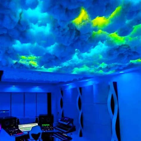 Diy Cloud Light With 3d Led Fluffy Ceiling