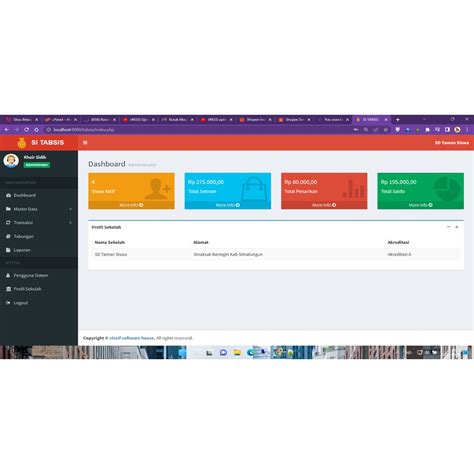 jual aplikasi sederhana tabungan siswa berbasis web shopee indonesia