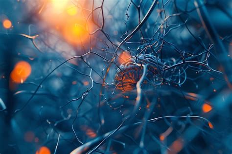 Premium Photo 3d Illustration Brain Nano Style