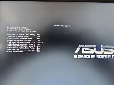 Had To Force Shutdown My System Via Power Button Not It Is Stuck At This Please Help R Computers