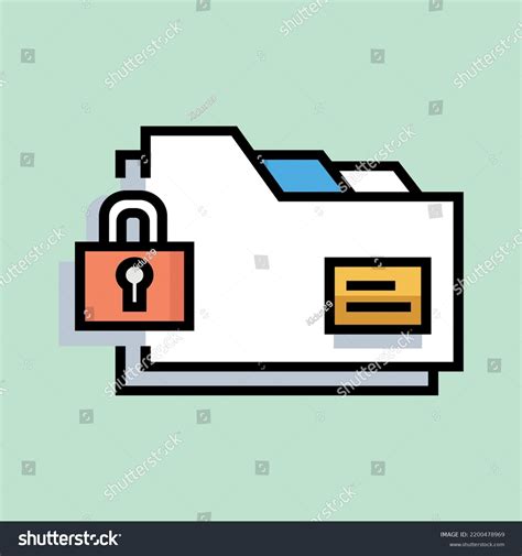Encryption Data Vector Icon Clipart Stock Vector Royalty Free