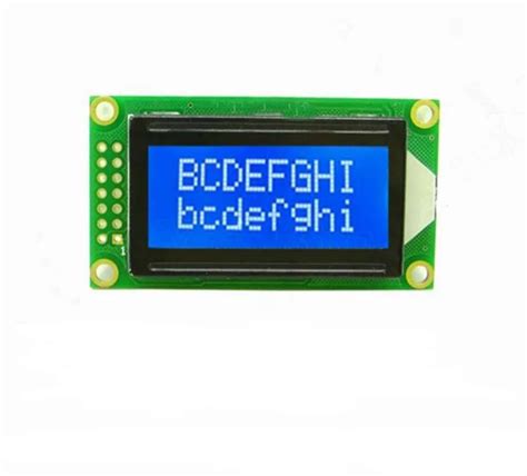 8X2 Character LCD Display With SPI Interface EVERTRON