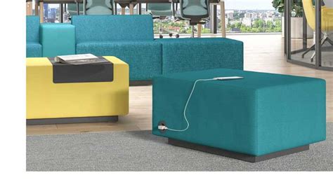 Modular Soft Seating System For Office Reception Public Areas