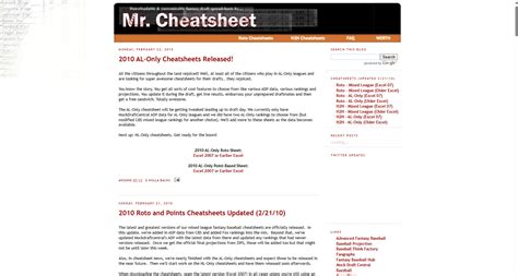 Welcome To The New Mr Cheatsheet Mr Cheatsheet