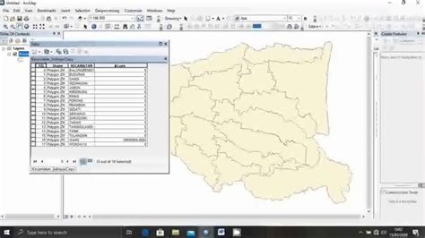 Data Atribut Arcgis Youtube