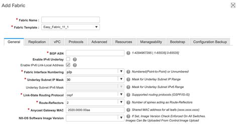Cisco DCNM LAN Fabric Configuration Guide Release X Control Cisco Nexus Dashboard