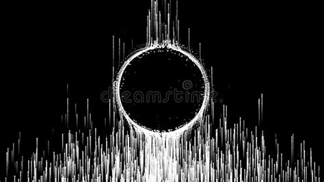 White And Black Color Glitter Particles Moving Upwards Direction Particles Background Blank