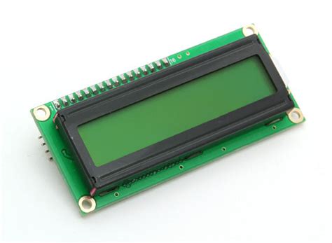arduino cii i2c 1602 modulo lcd pantalla amarillo verde hobbypartes