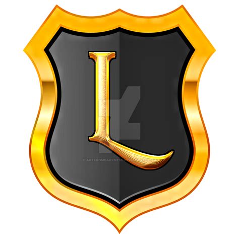 Royal Monogram Shield Letter L By Artfromdarkness On Deviantart