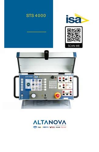 Isa Sts 4000 Multifunction Substation Test Set At Best Price In Noida