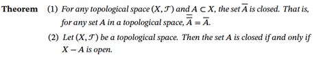 Solved Theorem 1 For Any Topological Space X T And A Cx