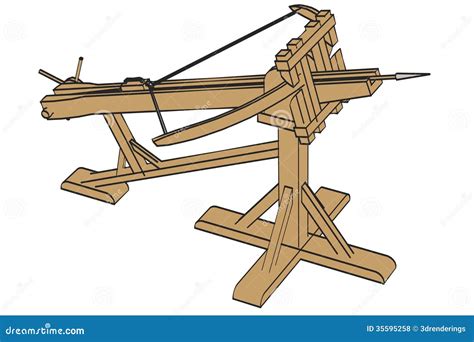 Arma Del Balista Illustrazione Di Stock Illustrazione Di Vernice