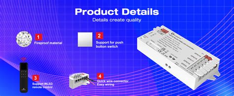 esp32 pwm wled led controller 5 modes in 1 dc 12 24v wifi wireless app control easy