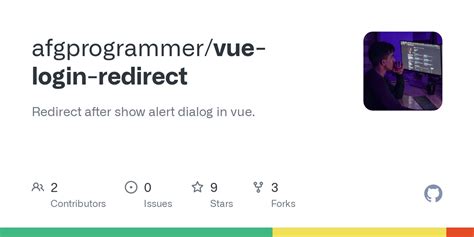 Github Afgprogrammervue Login Redirect Redirect After Show Alert