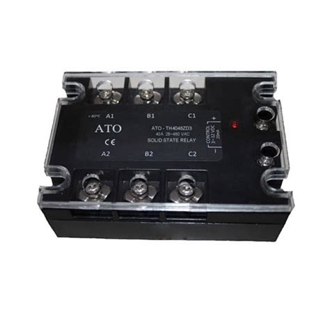 Solid State Relay 3 Phase Ssr 10da 10a 3 32v Dc To Ac