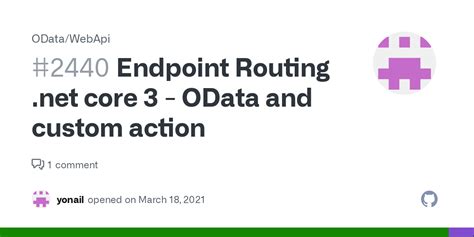 Endpoint Routing Net Core 3 Odata And Custom Action · Issue 2440