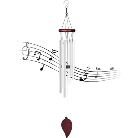 songjum carillon à vent avec 6 tubes en alm carillon Éolienne avec