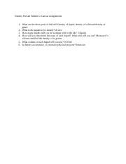 Understanding Density Lab Parts Equation Liquids Mass And Course Hero