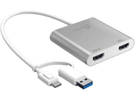J5create Jca365 N Usb C Zu Multi Monitor Hdmi Adapter Silber Mediamarkt